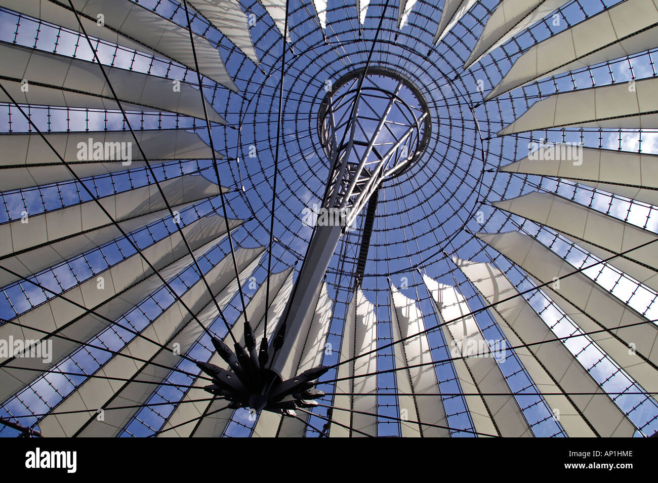 roof Berlin Sonycenter Stock Photo - Alamy