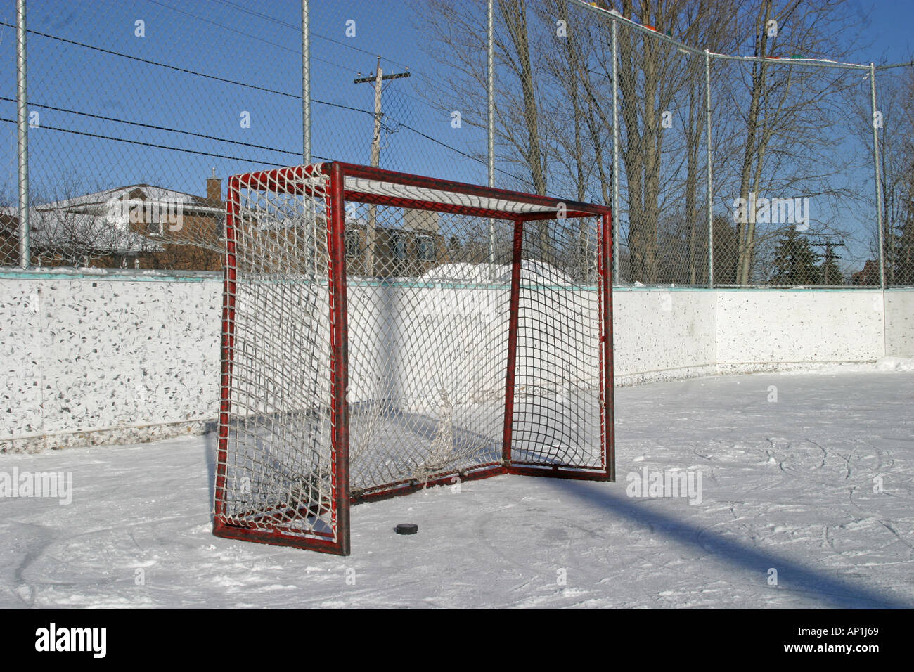 Hockey net hi-res stock photography and images - Alamy