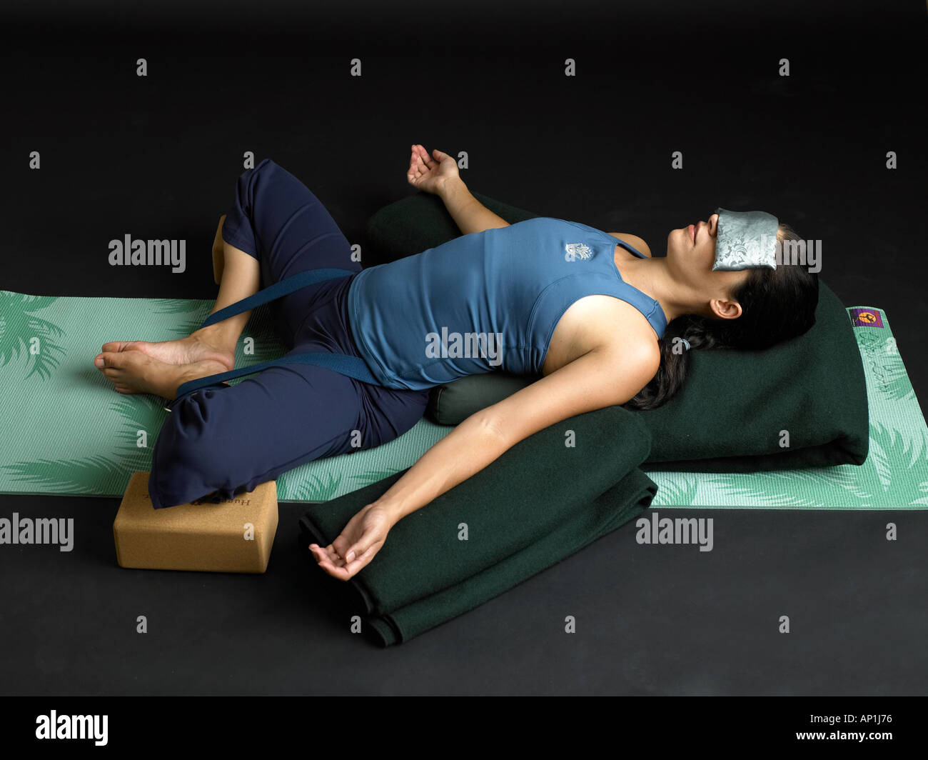 Restorative pose II Stock Photo - Alamy