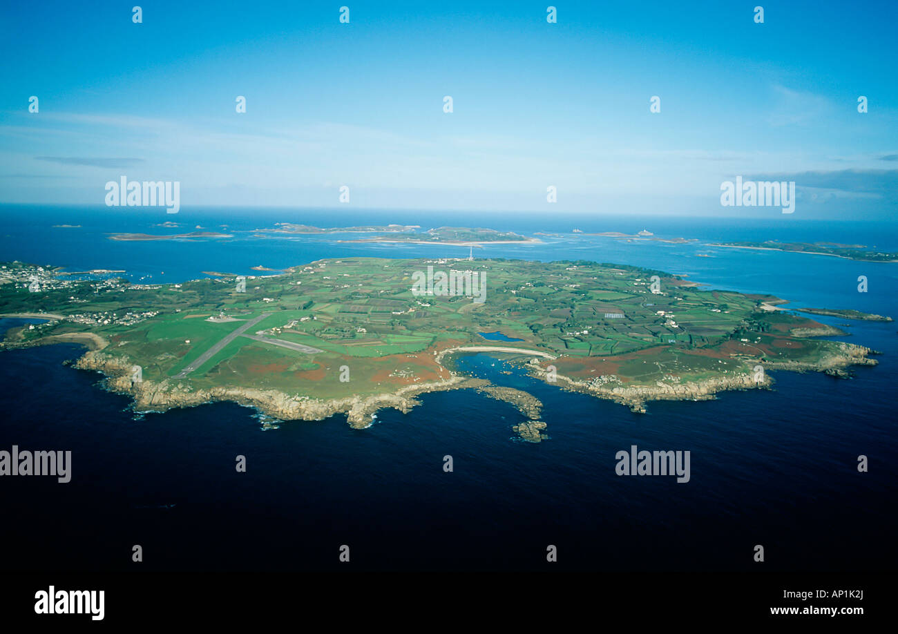 Isles of scilly aerial hi-res stock photography and images - Alamy