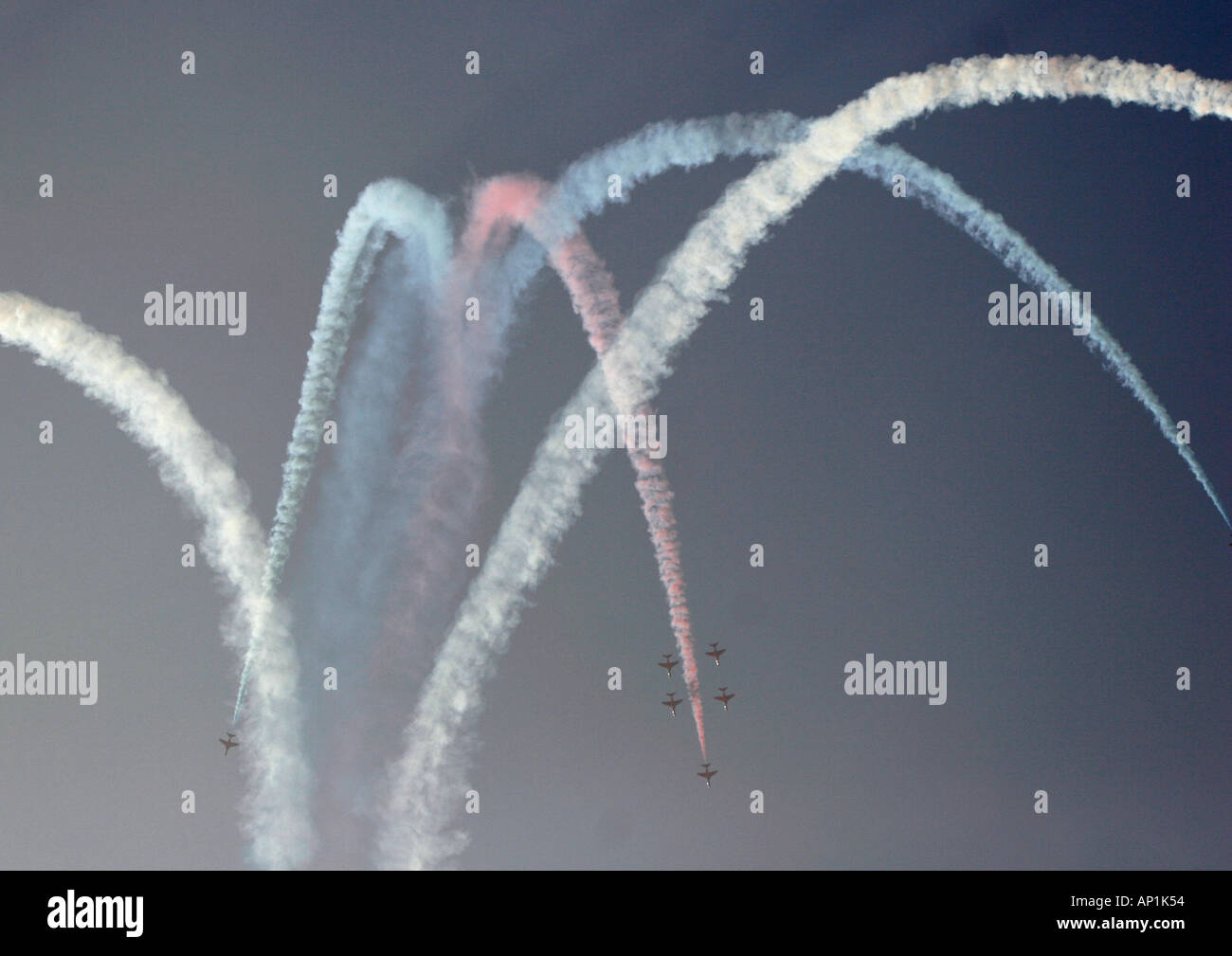 RAF Red Arrows at Portishead Stock Photo - Alamy