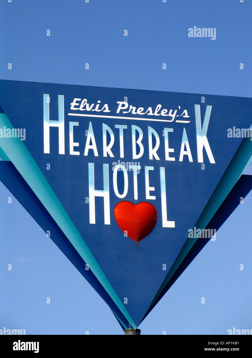 Elvis Presleys Heartbreak Hotel sign Memphis USA Stock Photo - Alamy