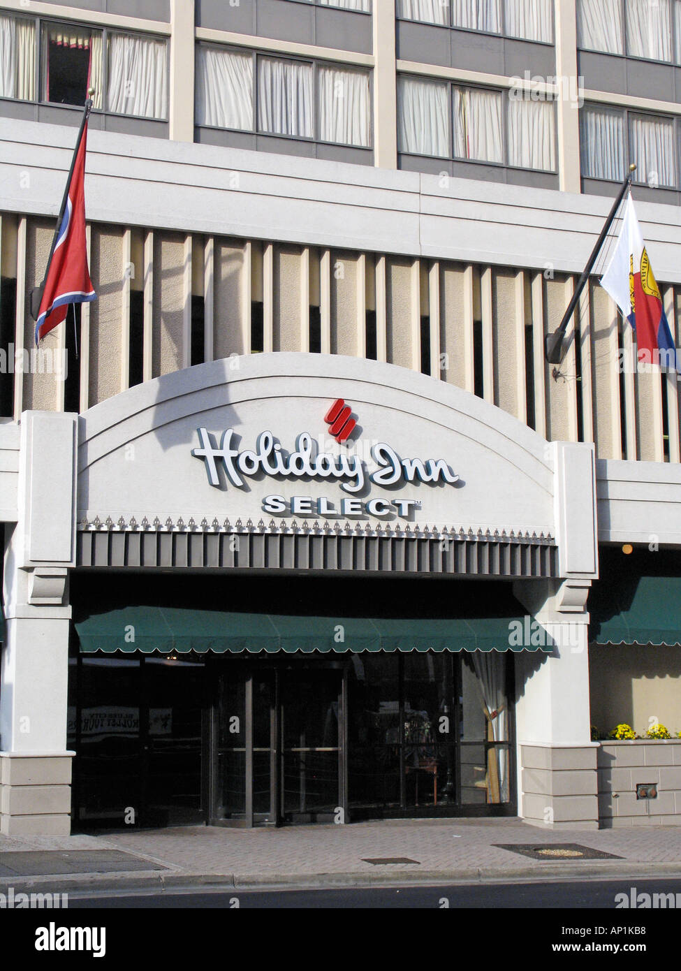 Holiday Inn Select downtown near Beale Street Memphis USA Stock Photo ...