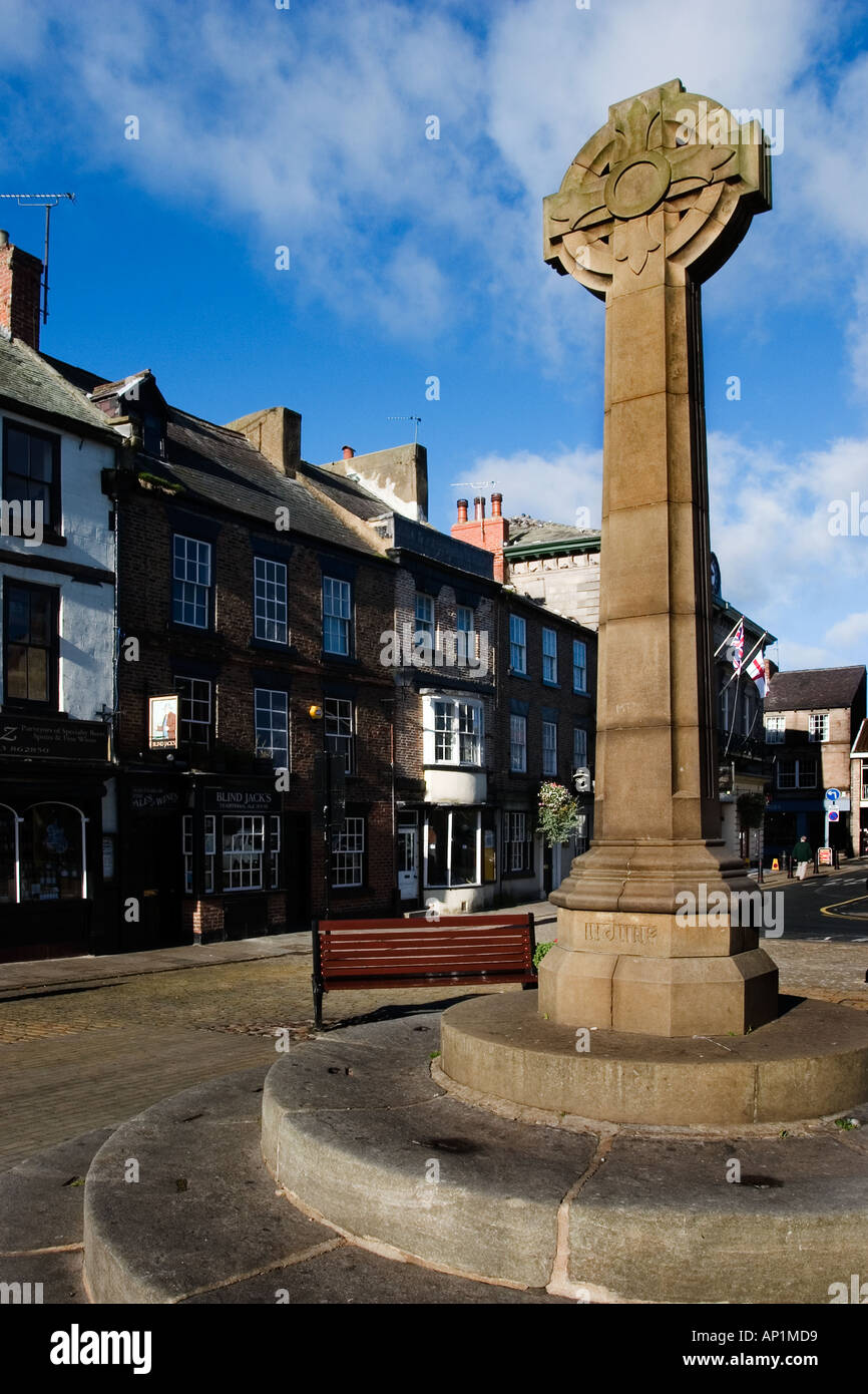 Knaresborough market cross hi-res stock photography and images - Alamy