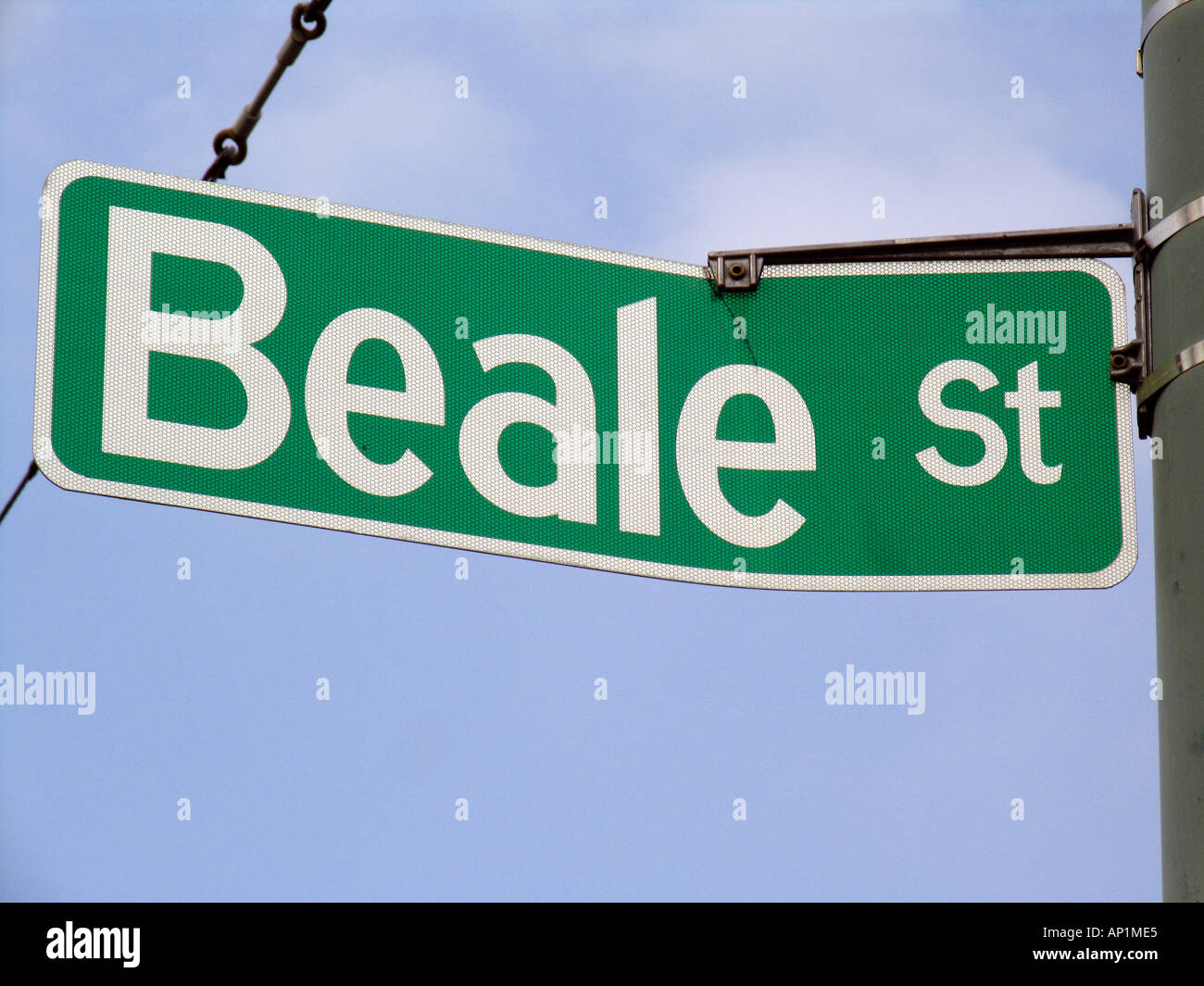 Beale Street road sign Memphis USA Stock Photo - Alamy