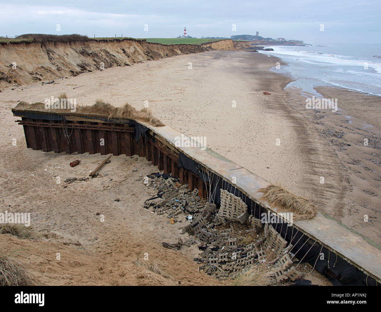 SEA WALL BEING ERODED AND OUTFLANKED BT SEA ACTION WITH BEACH OF ...
