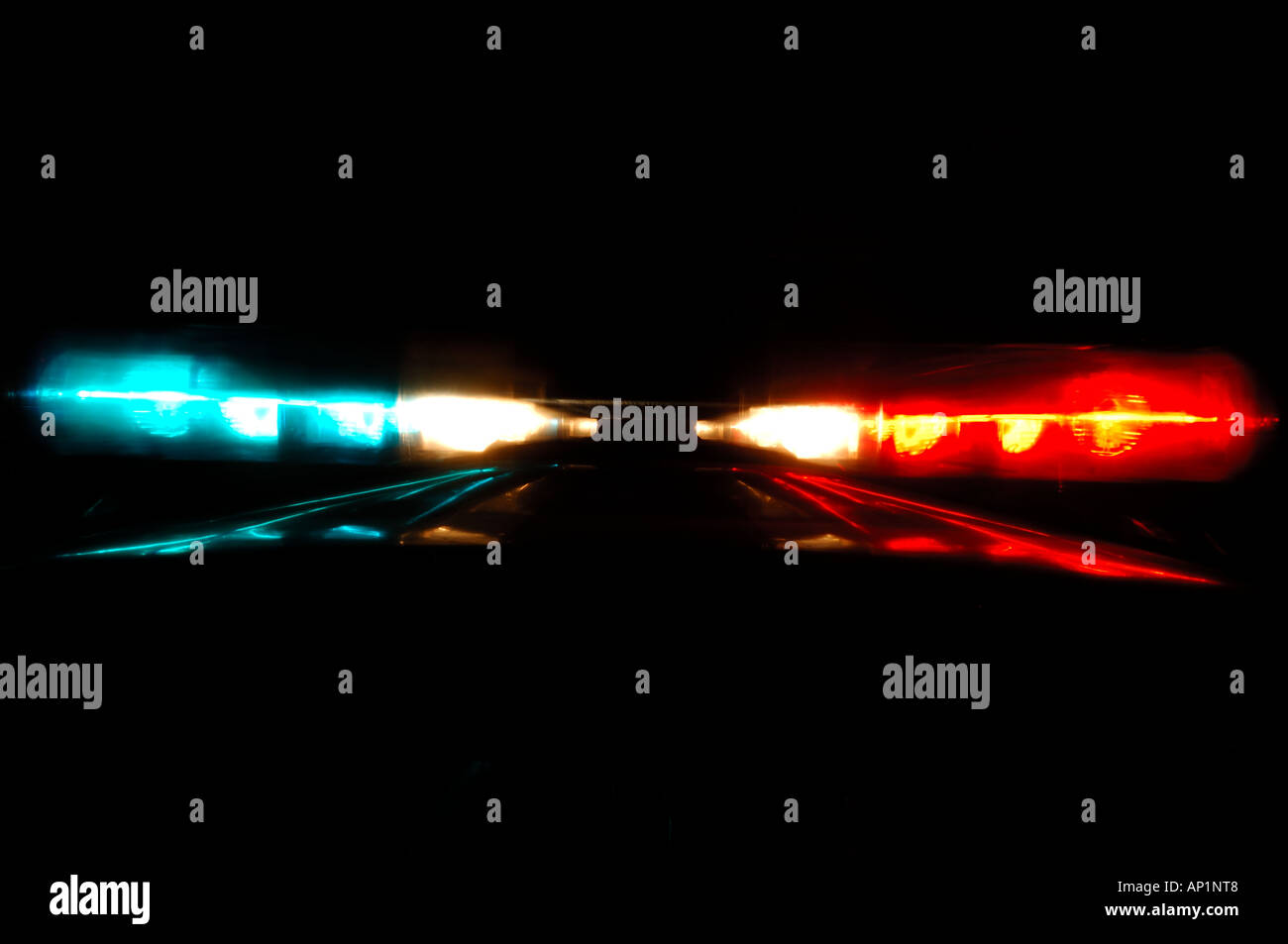Police lights hi-res stock photography and images - Alamy