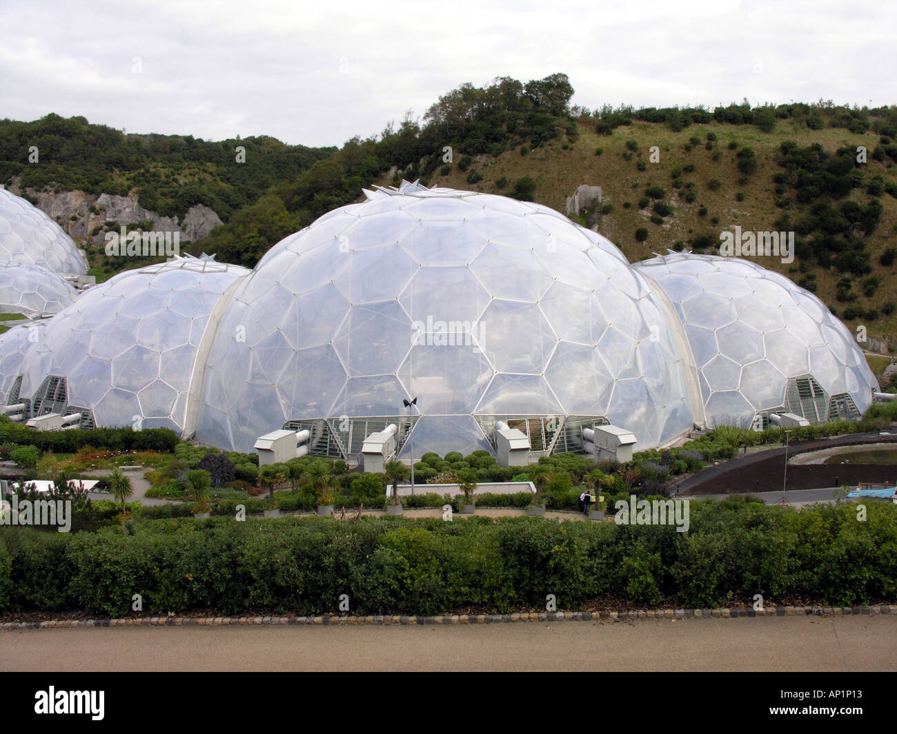 THE EDEN PROJECT BODELVA CORNWALL ENGLAND UK EUROPE Stock Photo - Alamy