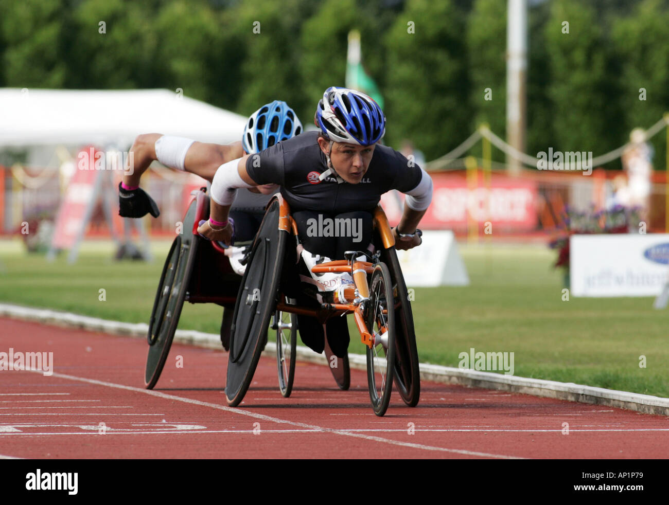 Tanni Grey Thompson 800m Race Welsh Senior Championship and Cardiff ...