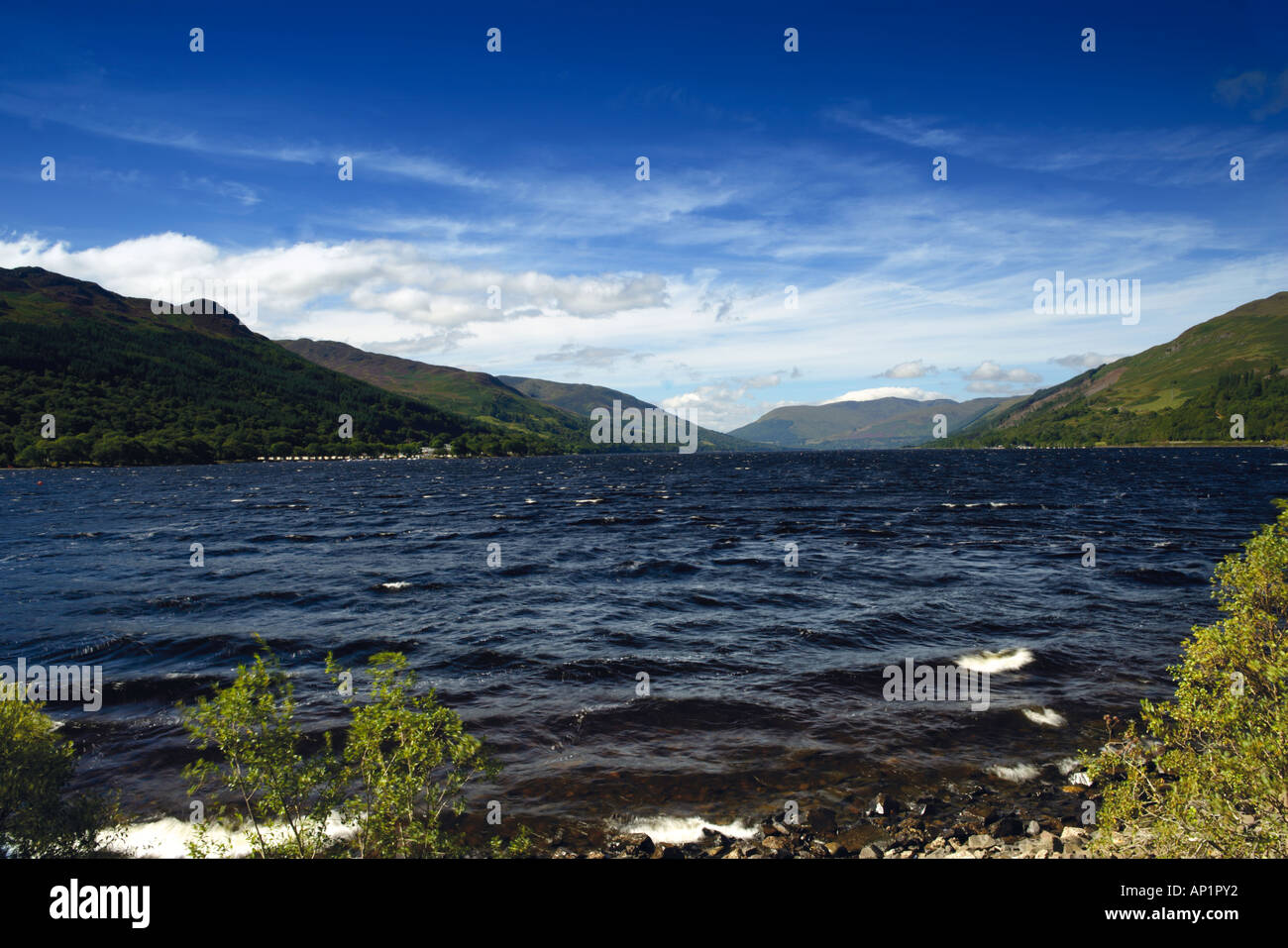 Loch Tay And Mountains Highland Perthshire Scotland UK Stock Photo - Alamy