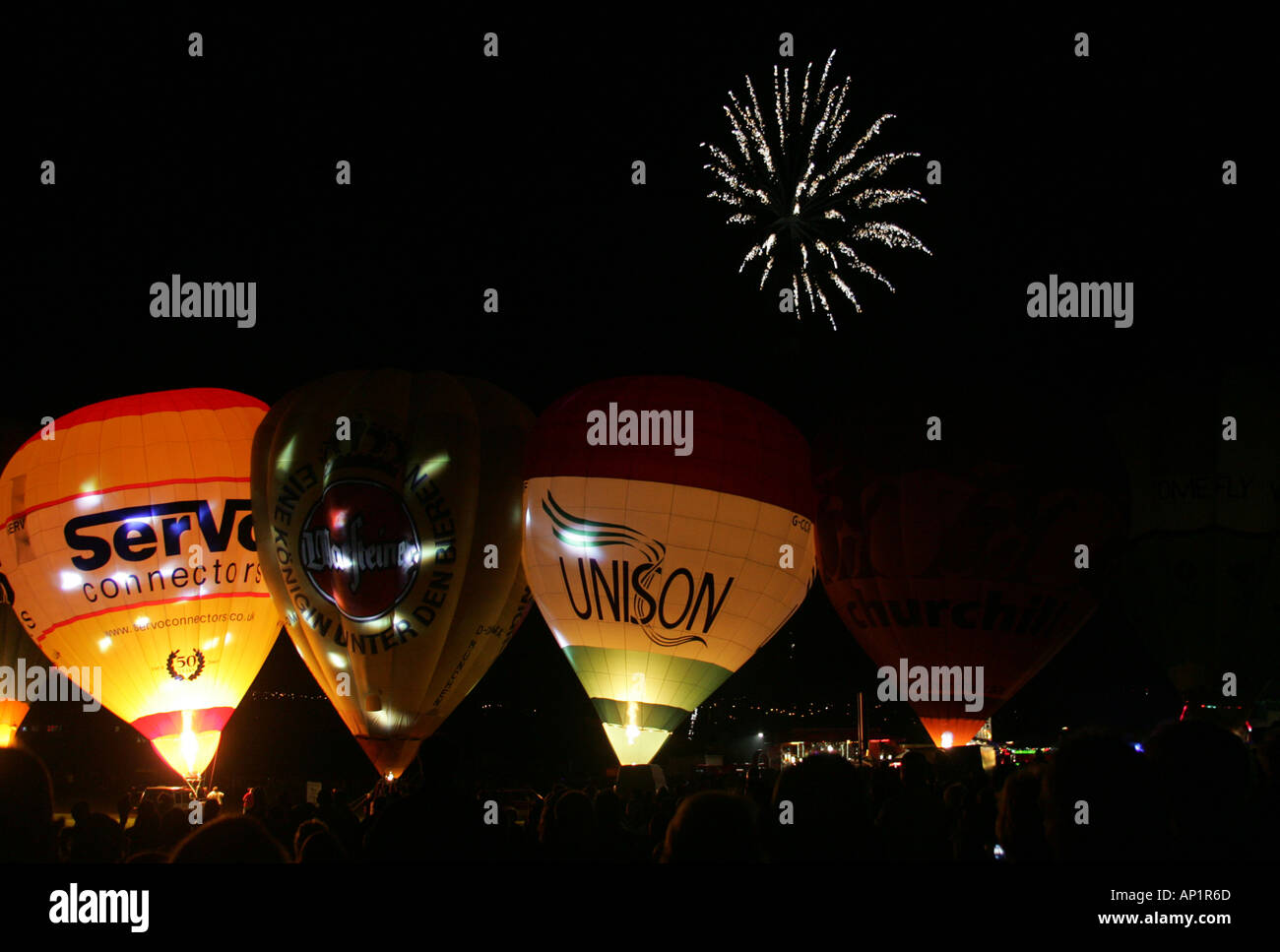 Light Show and Fireworks The Big Balloon Hot Air Balloon Festival ...
