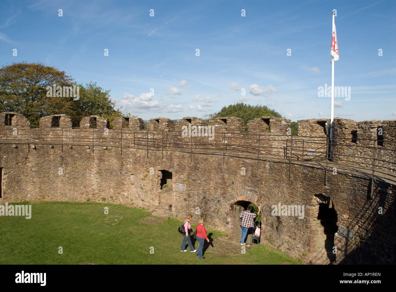 Devon castle keep hi-res stock photography and images - Alamy
