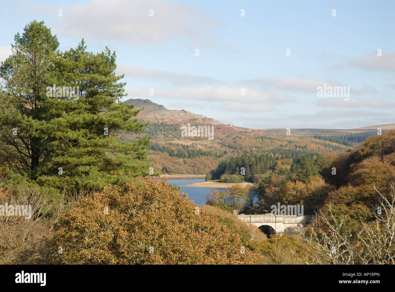 Burrator Lake and Dam WAR HORSE was filmed near here Stock Photo - Alamy