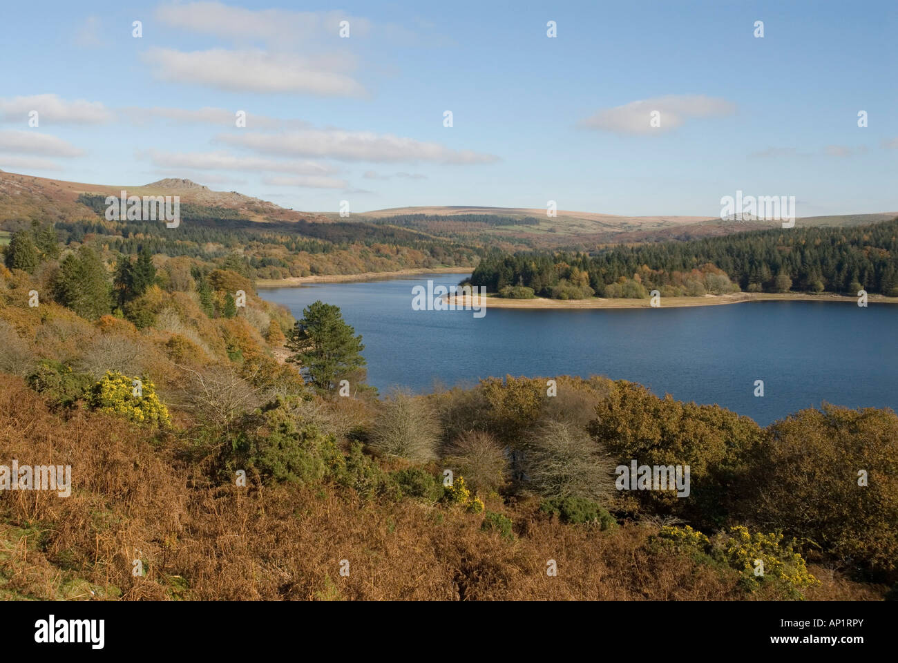 Burrator lake south west water reservoir hi-res stock photography and ...