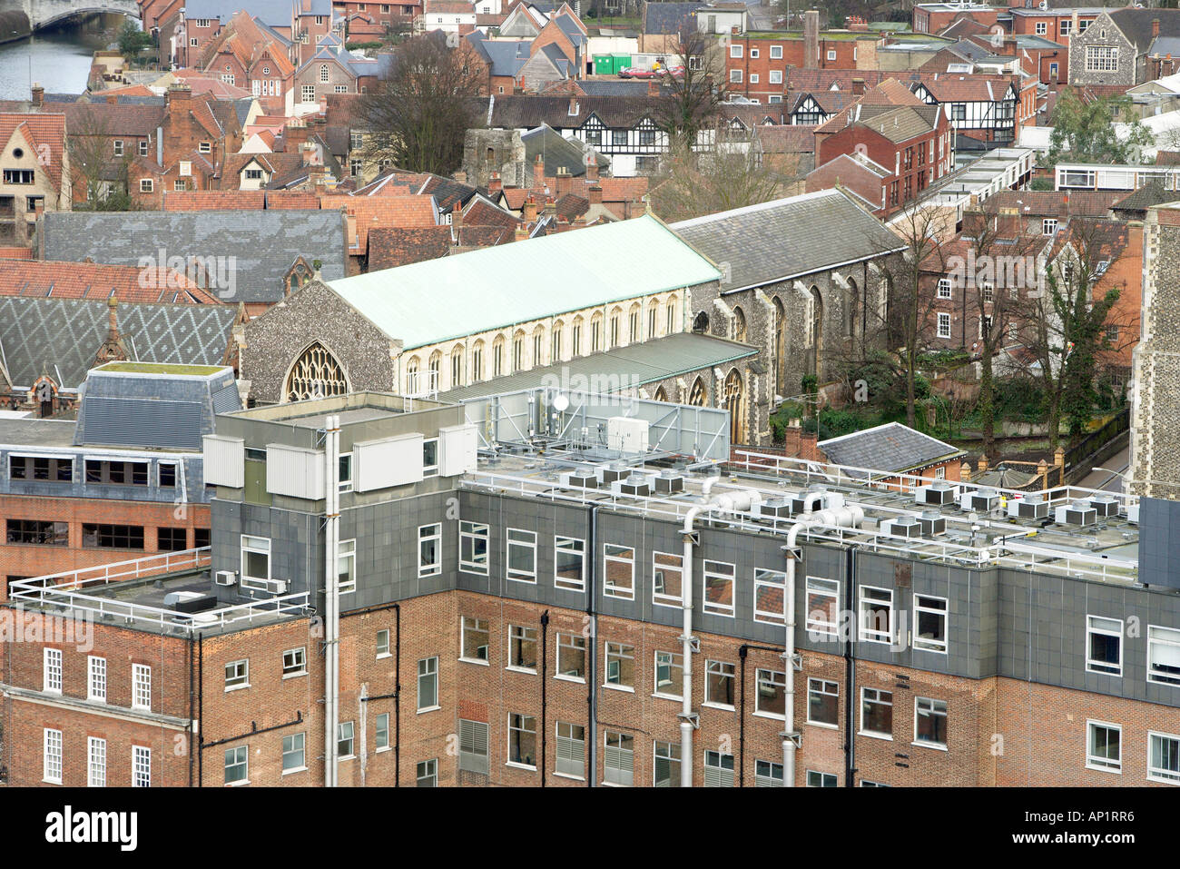 Aerial View St Andrews And Blackfriars Hall And City Centre Buildings ...