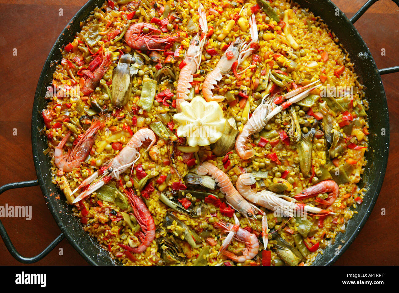 Paella Spain Food Typical Gastronomy Spanish Gastronomy Stock Paella Spain Food Typical Gastronomy Spanish Gastronomy Stock