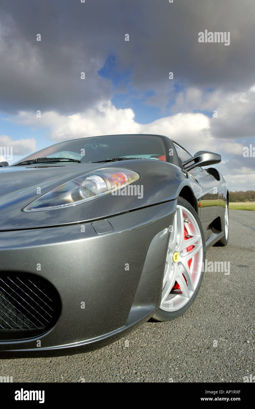 Grey Ferrari 360 Modena Sports Car Stock Photo - Alamy