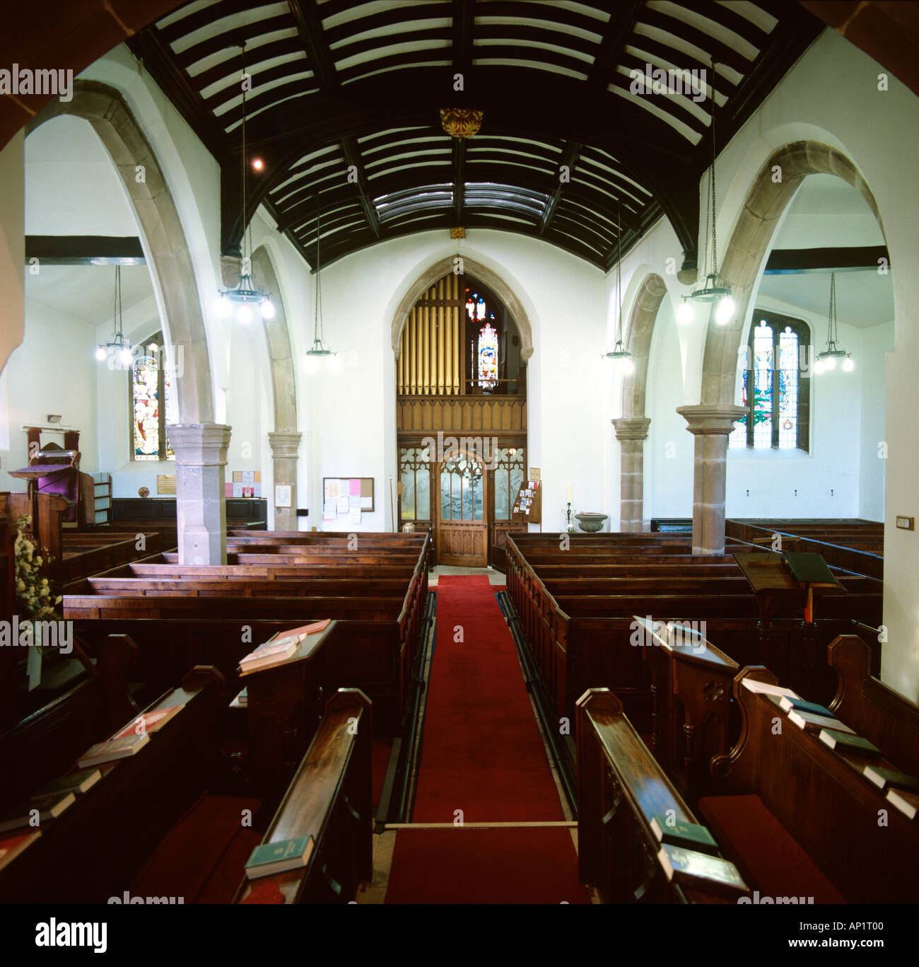 Uk cheshire pott shrigley village hi-res stock photography and images ...