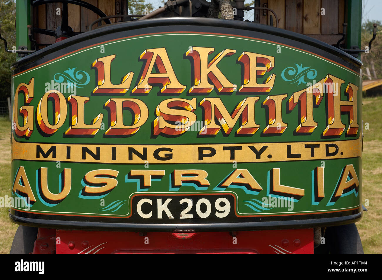 front of traction engine Stock Photo - Alamy