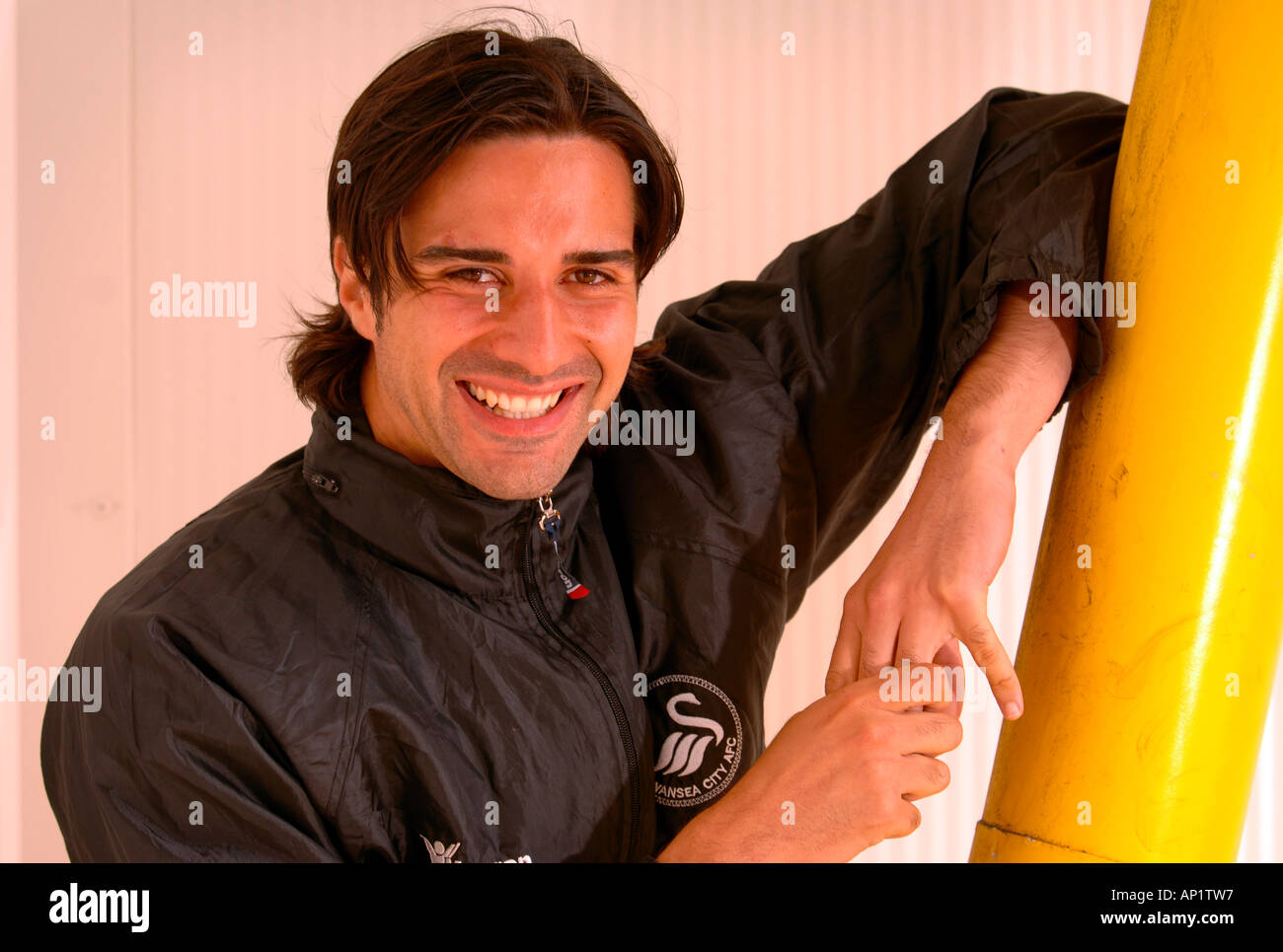 Swansea city football club team hi-res stock photography and images - Alamy