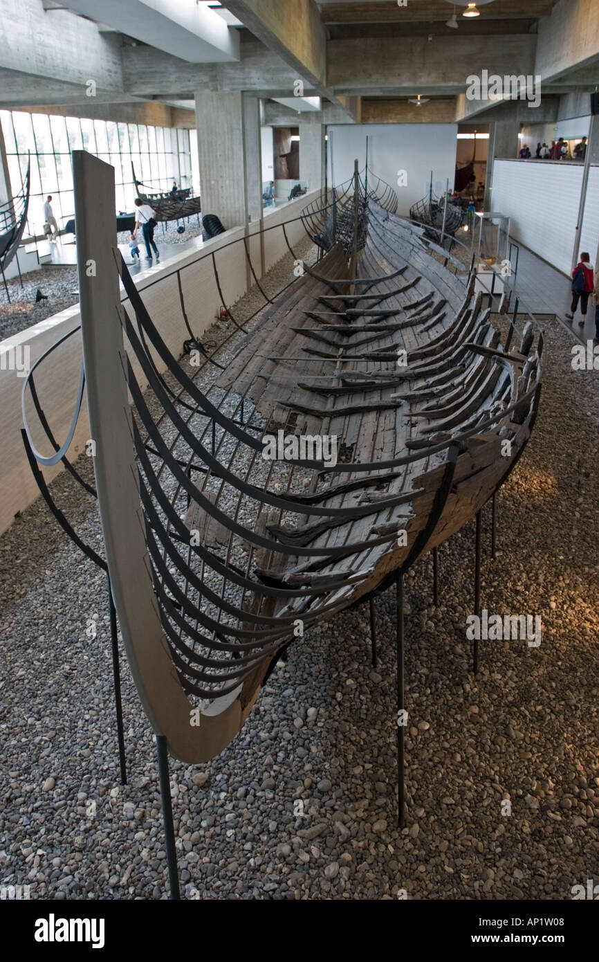 Skuldelev 2 Viking Ship Museum Roskilde Denmark Stock Photo - Alamy