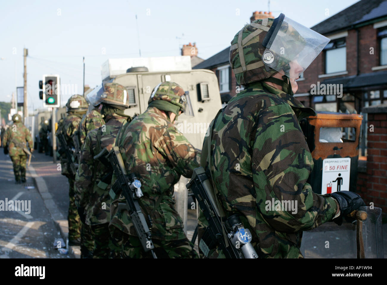 British Army Soldiers In Riot High Resolution Stock Photography and ...