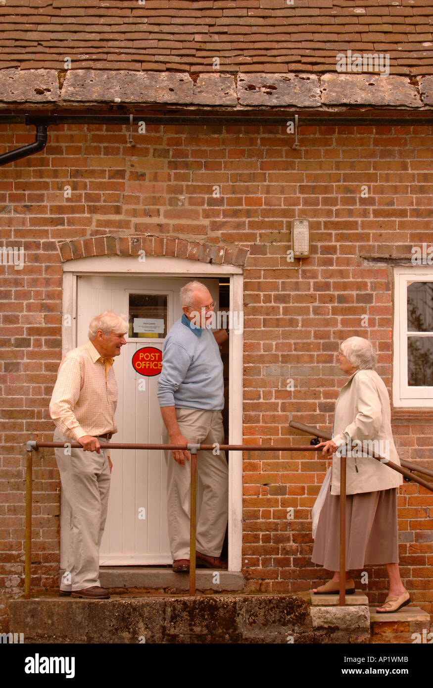 Village post office with old men hi-res stock photography and images ...