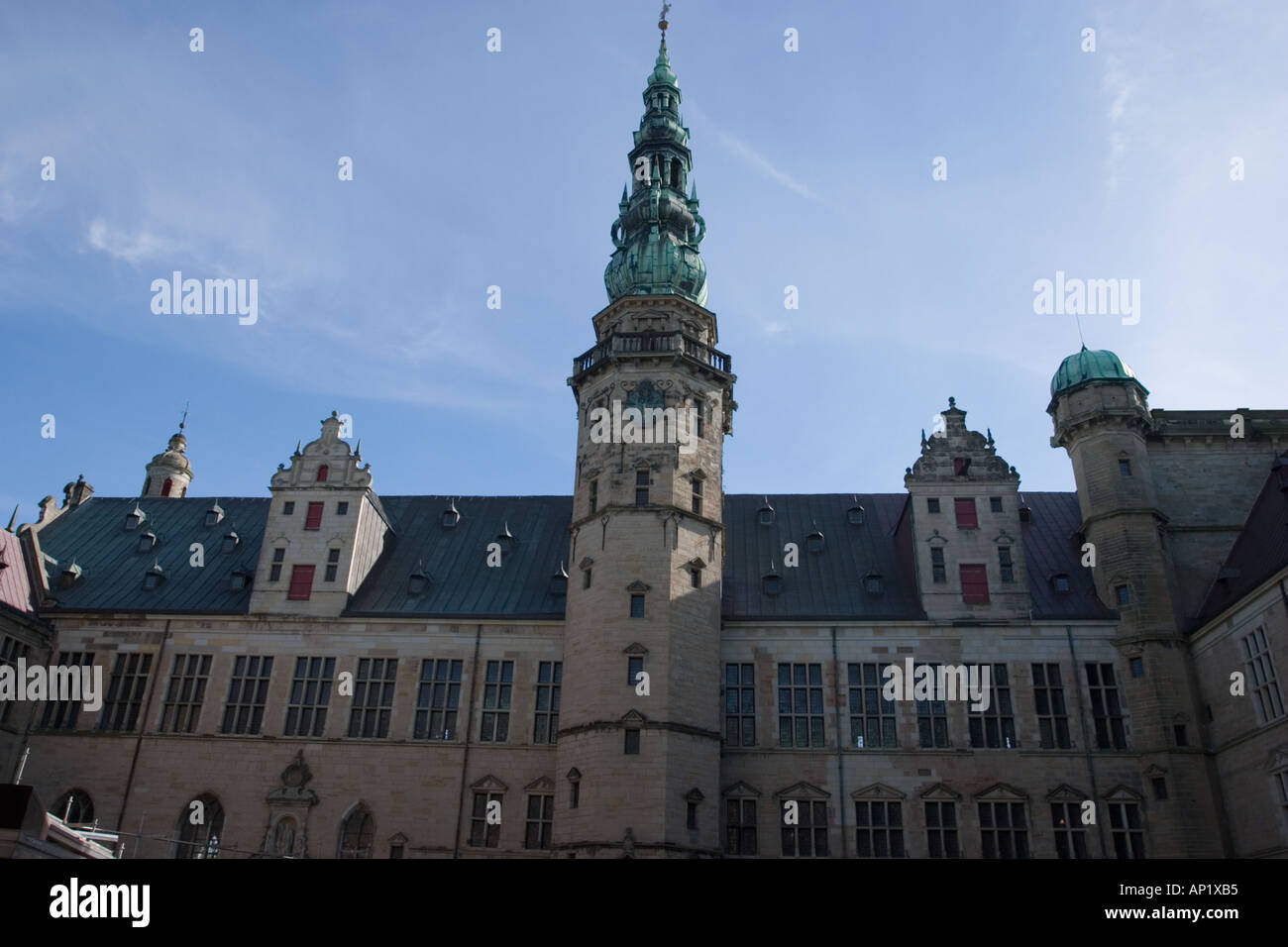 Tower Kronborg Royal Castle Helsingor Copenhagen Denmark Stock Photo ...