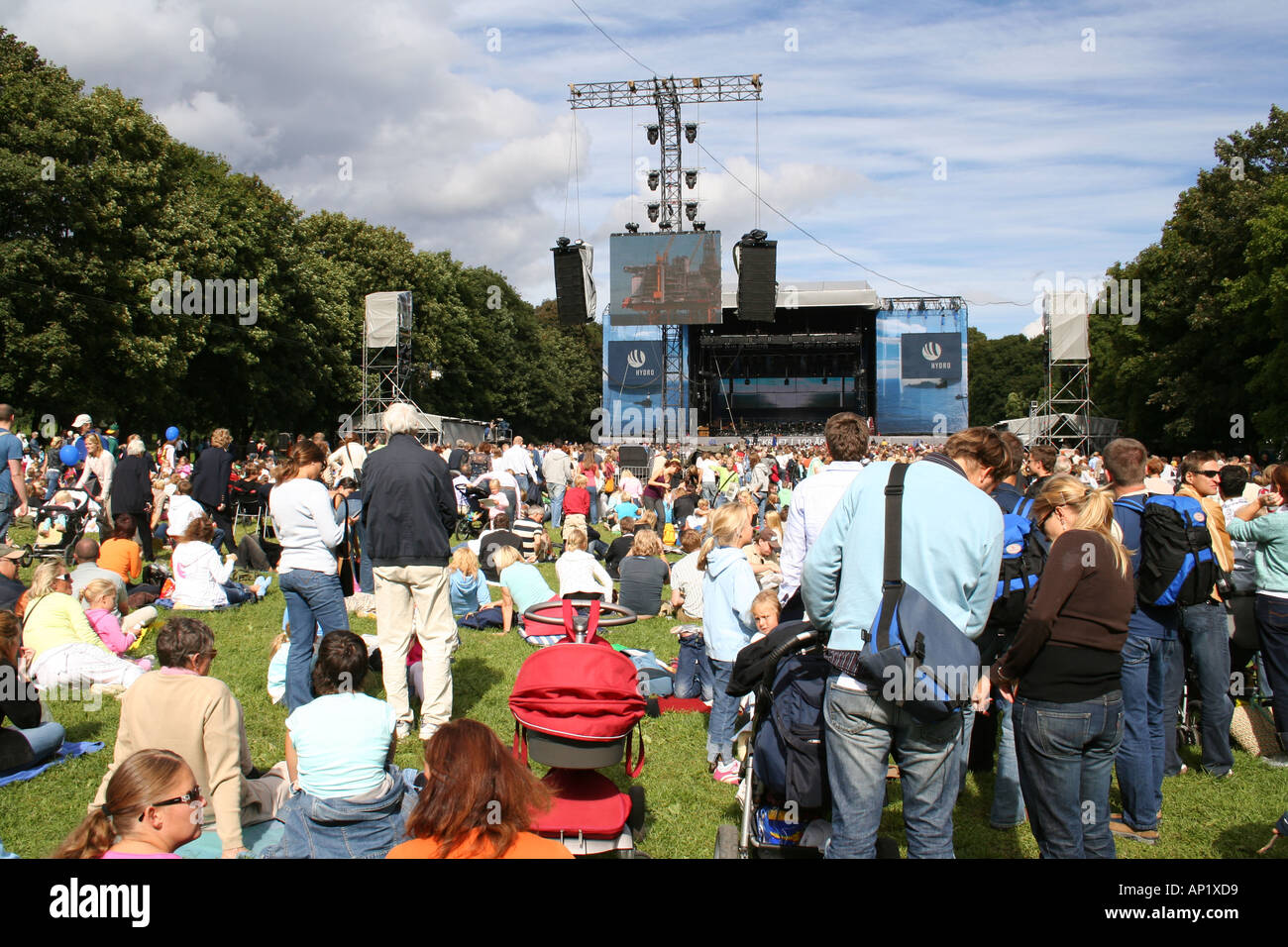Norsk hydro celebraiting 100 years in Oslo, Norway Stock Photo - Alamy