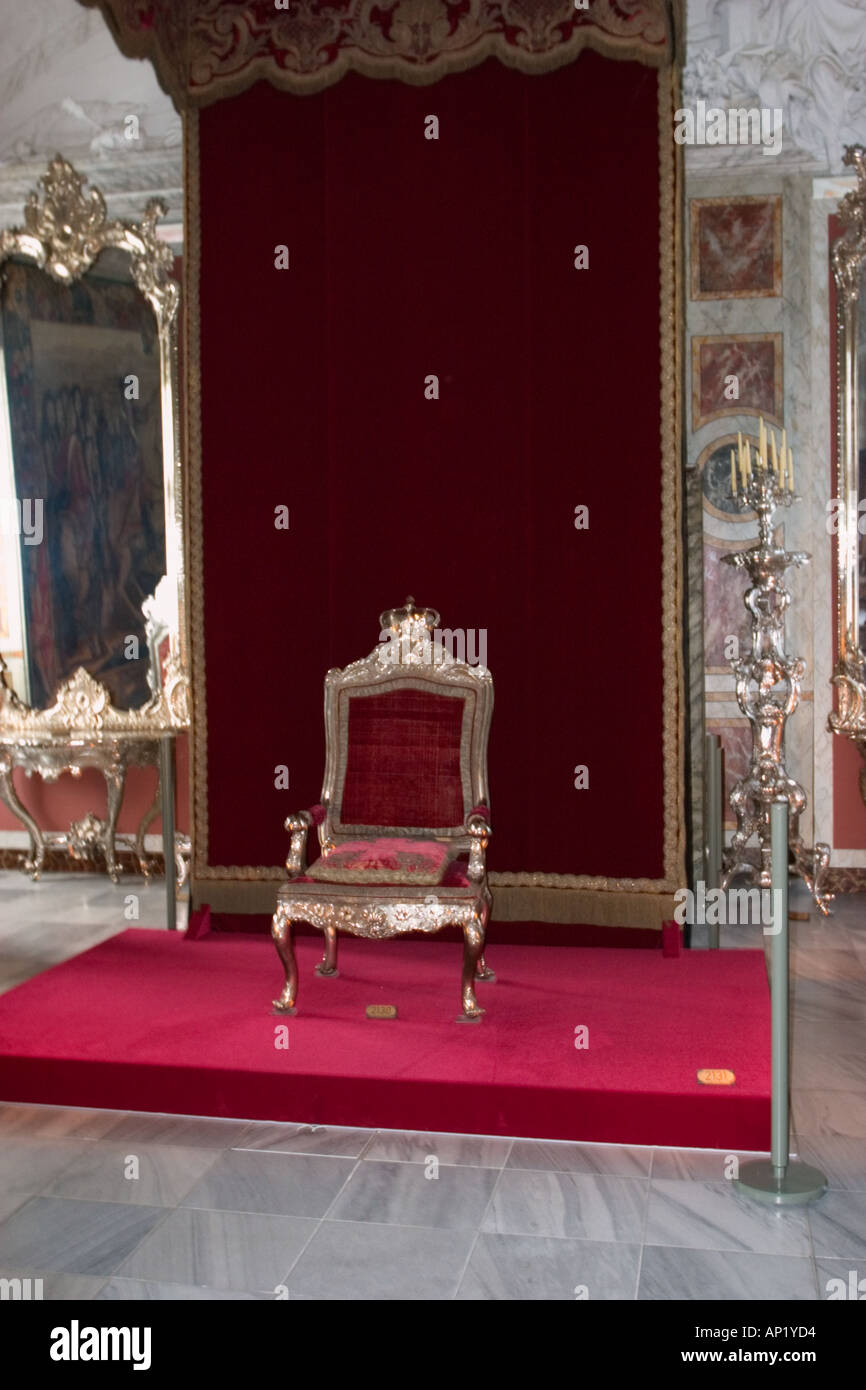 Unicorn Throne Room Rosenborg Castle Copenhagen Denmark Stock Photo - Alamy