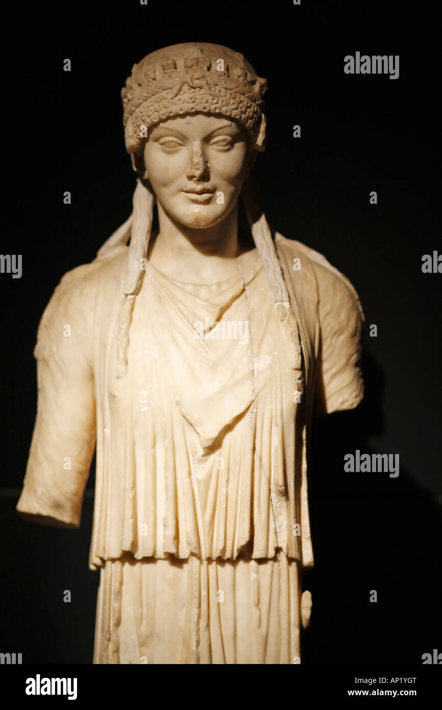 Herm of a Caryatid , Capitoline Museum, Musei Capitolini, Rome, Italy ...