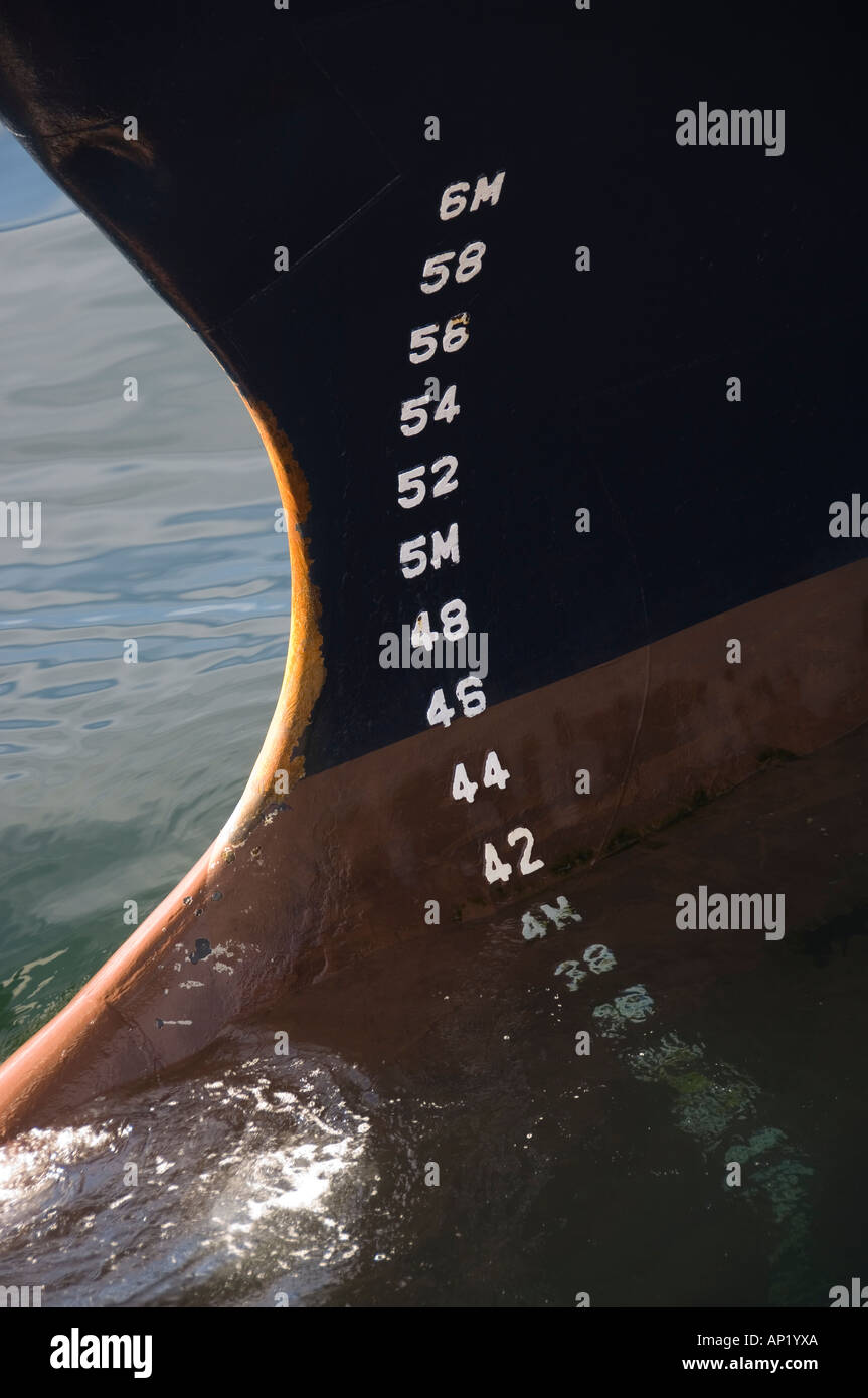 Stem of a ship in the harbour of Nuuq Greenland Denmark Stock Photo - Alamy