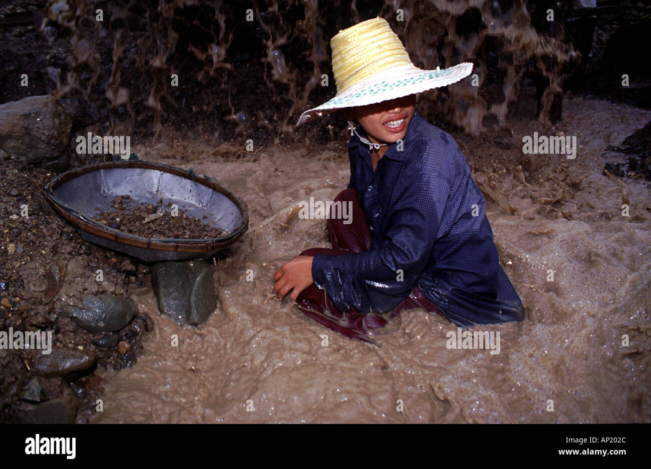 Gem mining in the former Khmer Rouge stronghold of Pailin on the ...