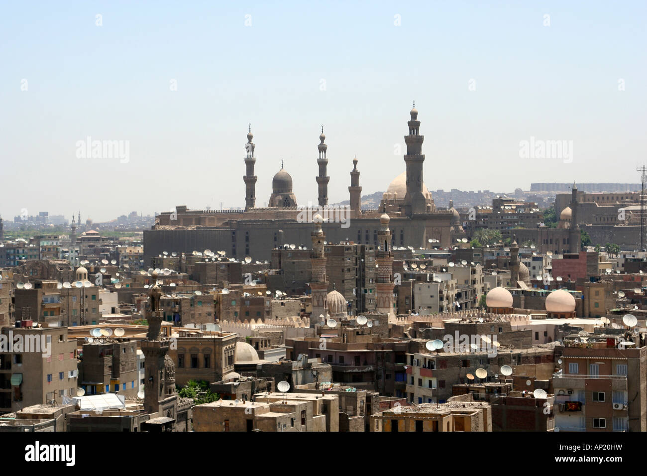 Cairo cityscape mosques, Egypt Stock Photo - Alamy