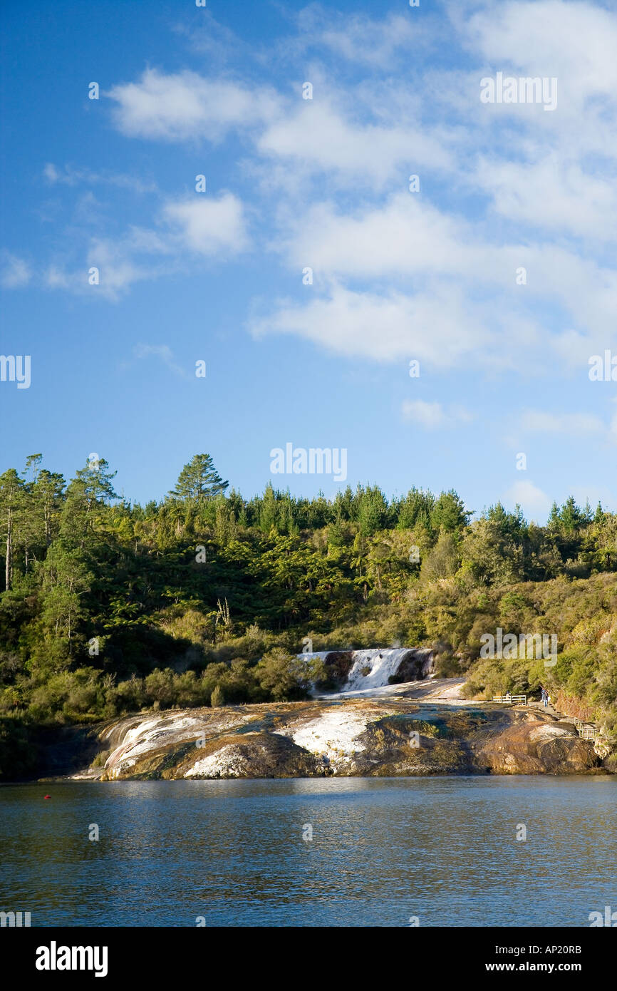 Lake Ohakuri and Thermal Terraces Orakei Korako Thermal Area between ...