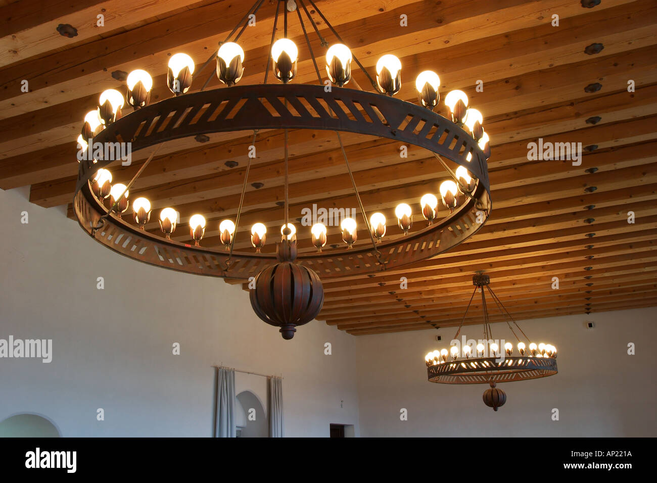 knight hall in Castle Neuburg on the Inn Lower Bavaria Stock Photo - Alamy