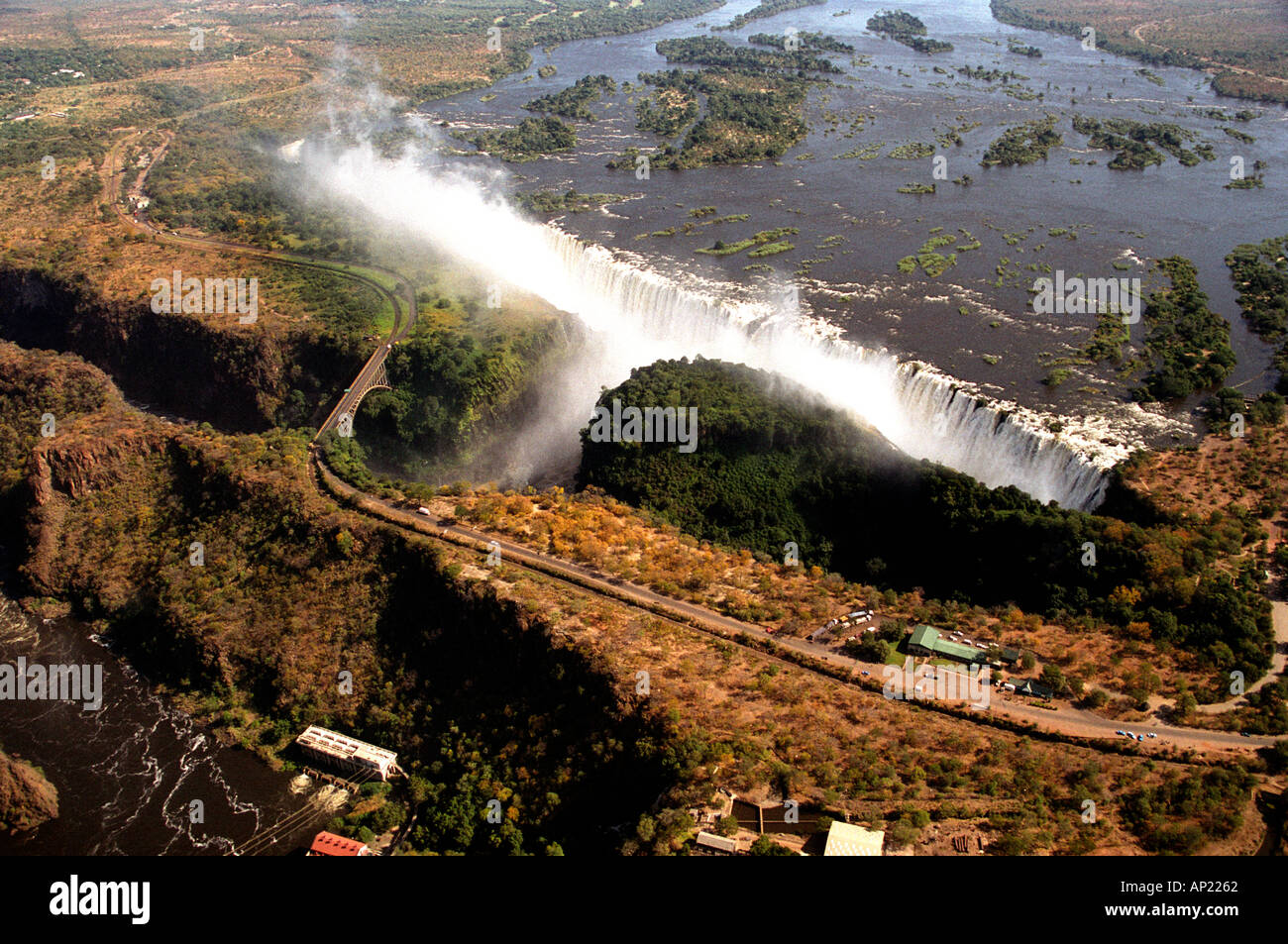 Victoria falls aerial photography hi-res stock photography and images ...