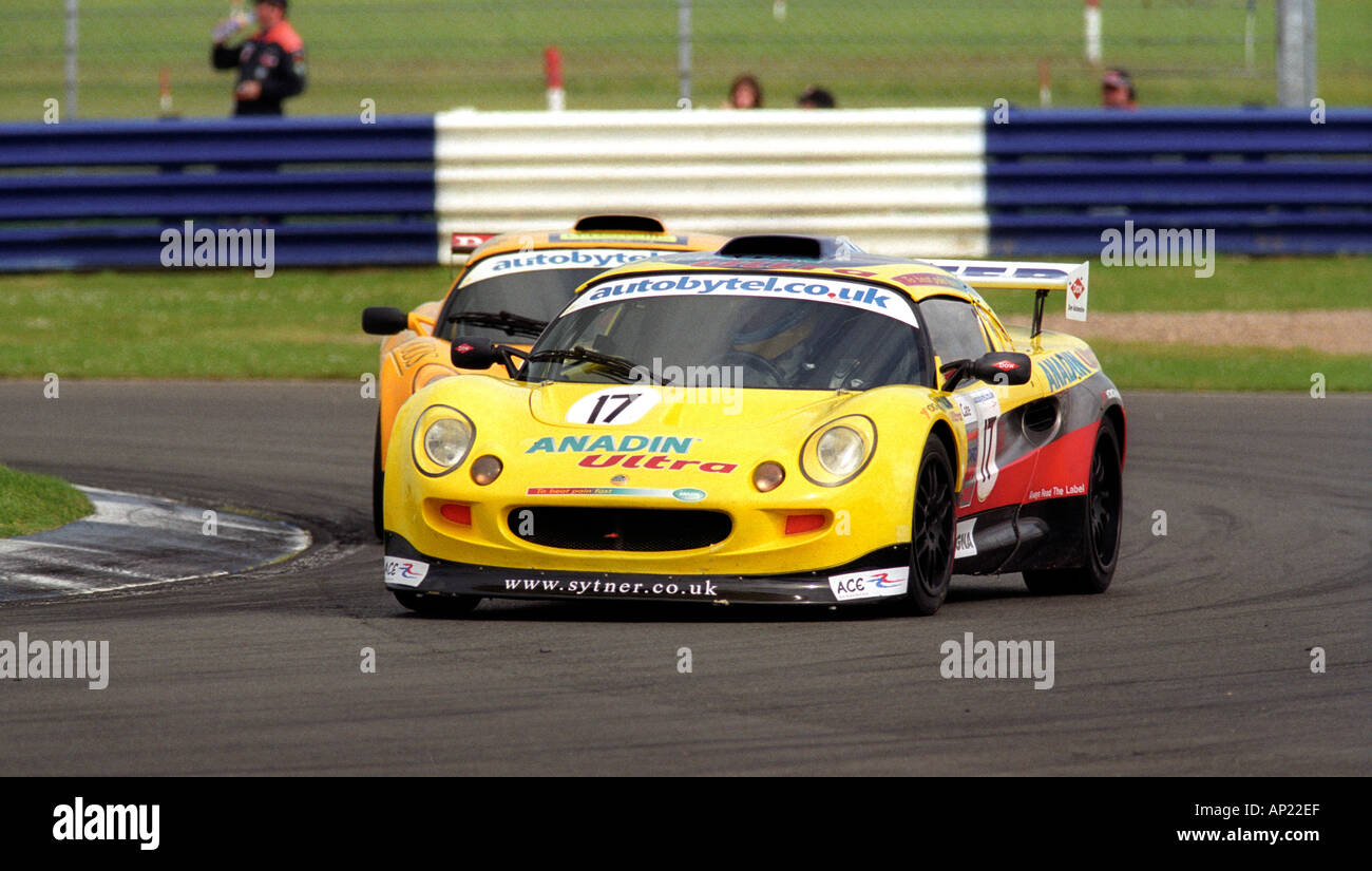 Lotus Elise at Silverstone Stock Photo - Alamy