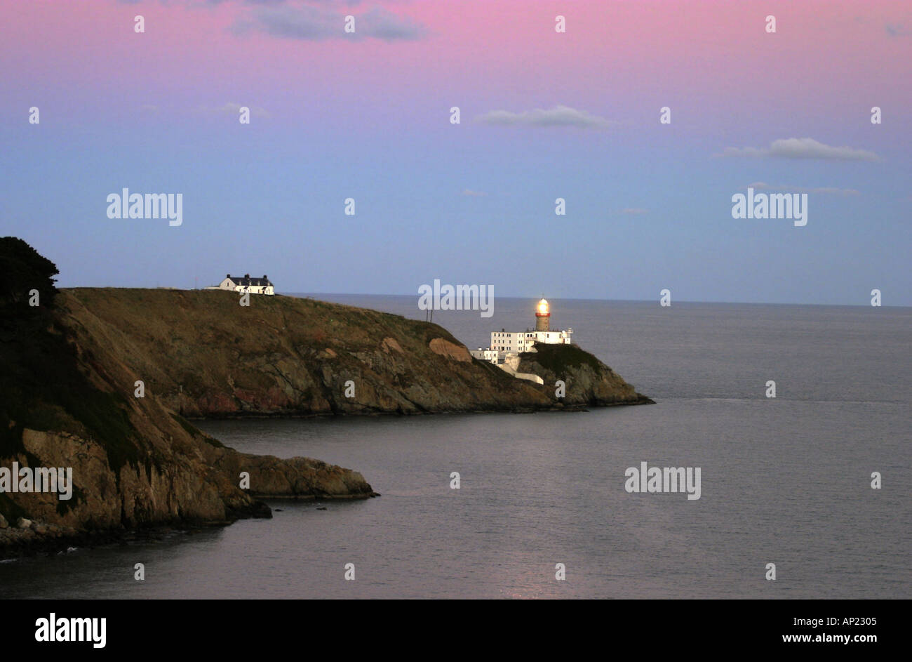 Bailey Lighthouse Dublin Bay Stock Photo - Alamy