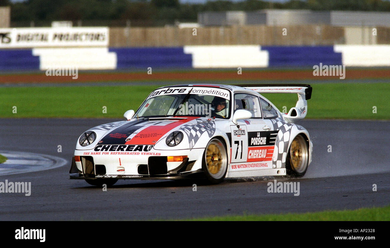 Porsche at Silverstone Stock Photo - Alamy