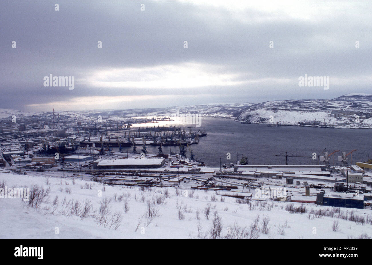 Murmansk Harbour Russia Stock Photo - Alamy