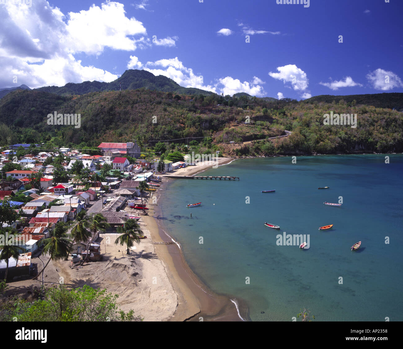 Anse la Raye St Lucia Caribbean Islands Stock Photo - Alamy