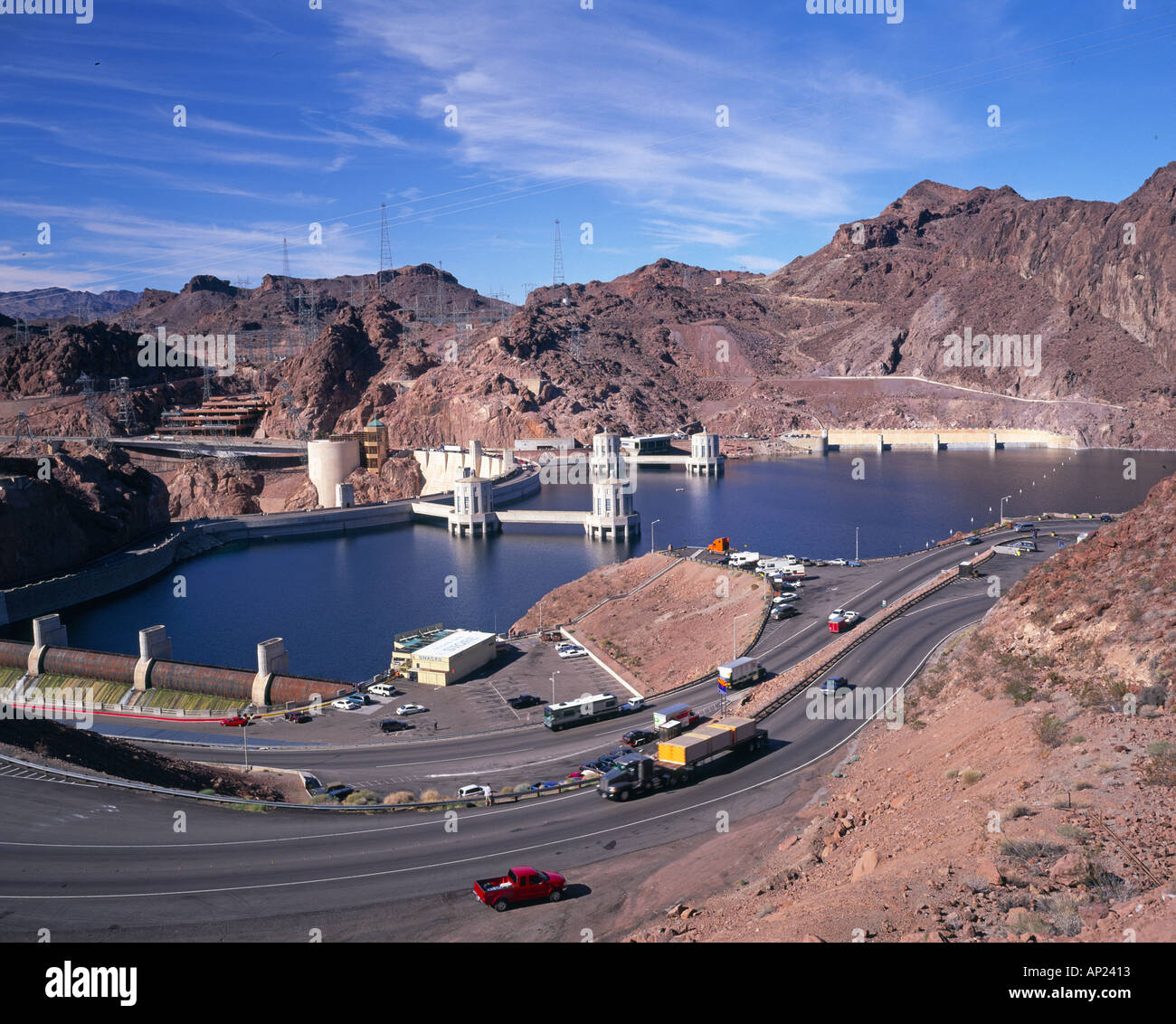 Hoover Dam from the Arizona Side Stock Photo - Alamy