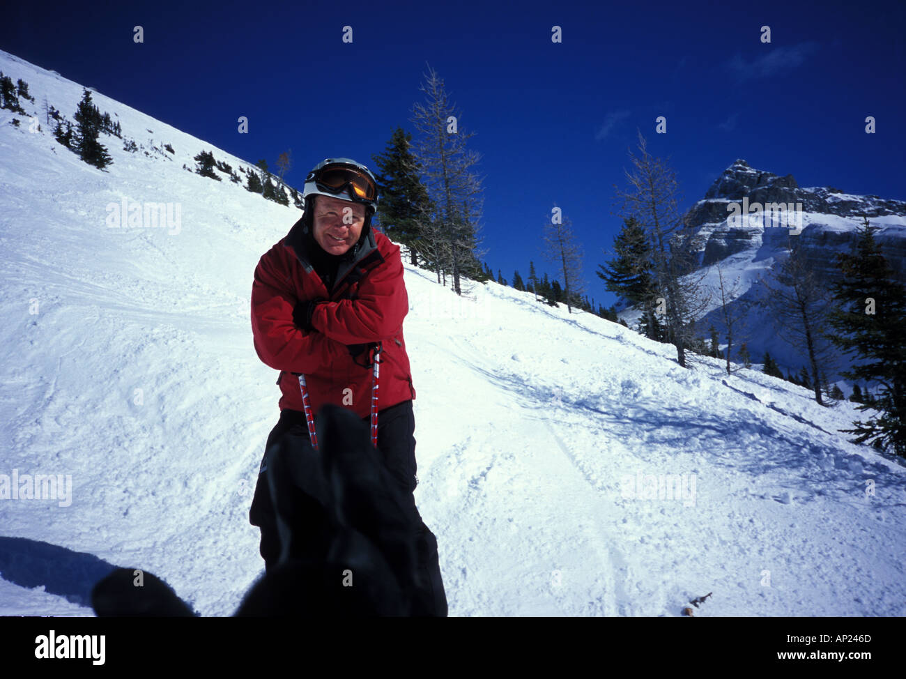 Sunshine Ski Resort in Banff National Park Alberta Canada Stock Photo ...