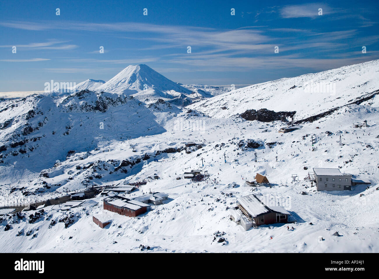 Whakapapa Skifield Mt Ruapehu and Mt Ngauruhoe distance Tongariro ... Whakapapa Skifield Mt Ruapehu and Mt Ngauruhoe distance Tongariro ...