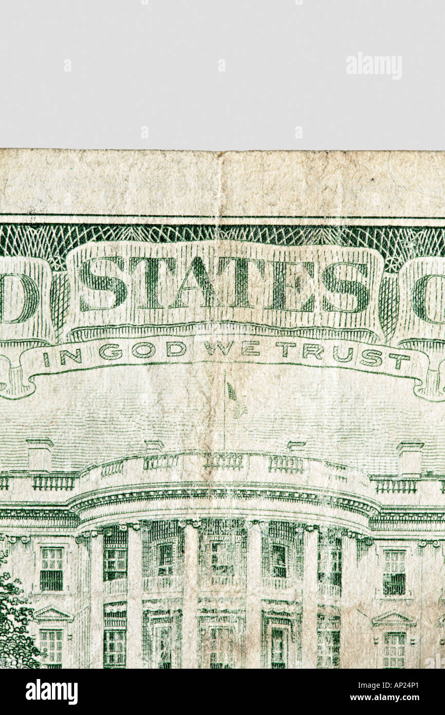 American dollar bill with usage signs - USA currency money Stock Photo ...