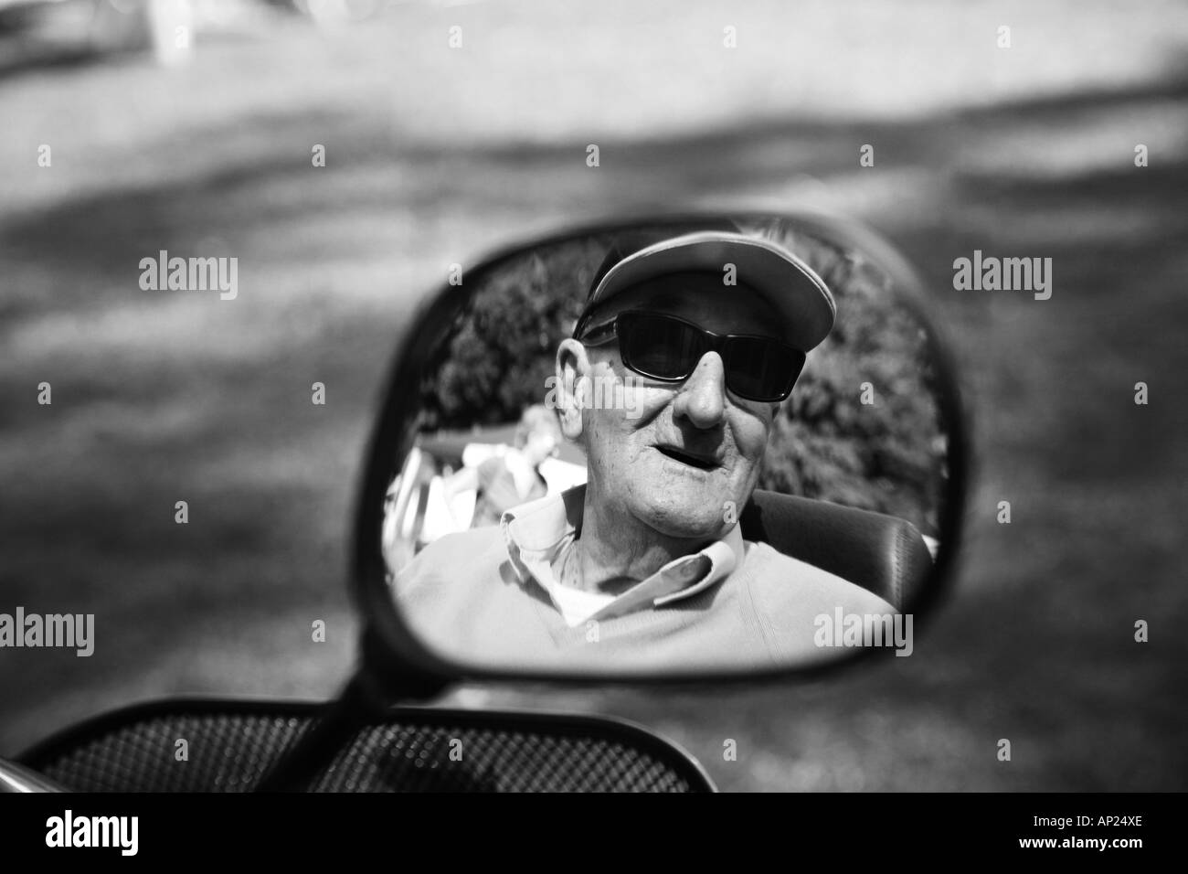 Man Reflection In Mirror