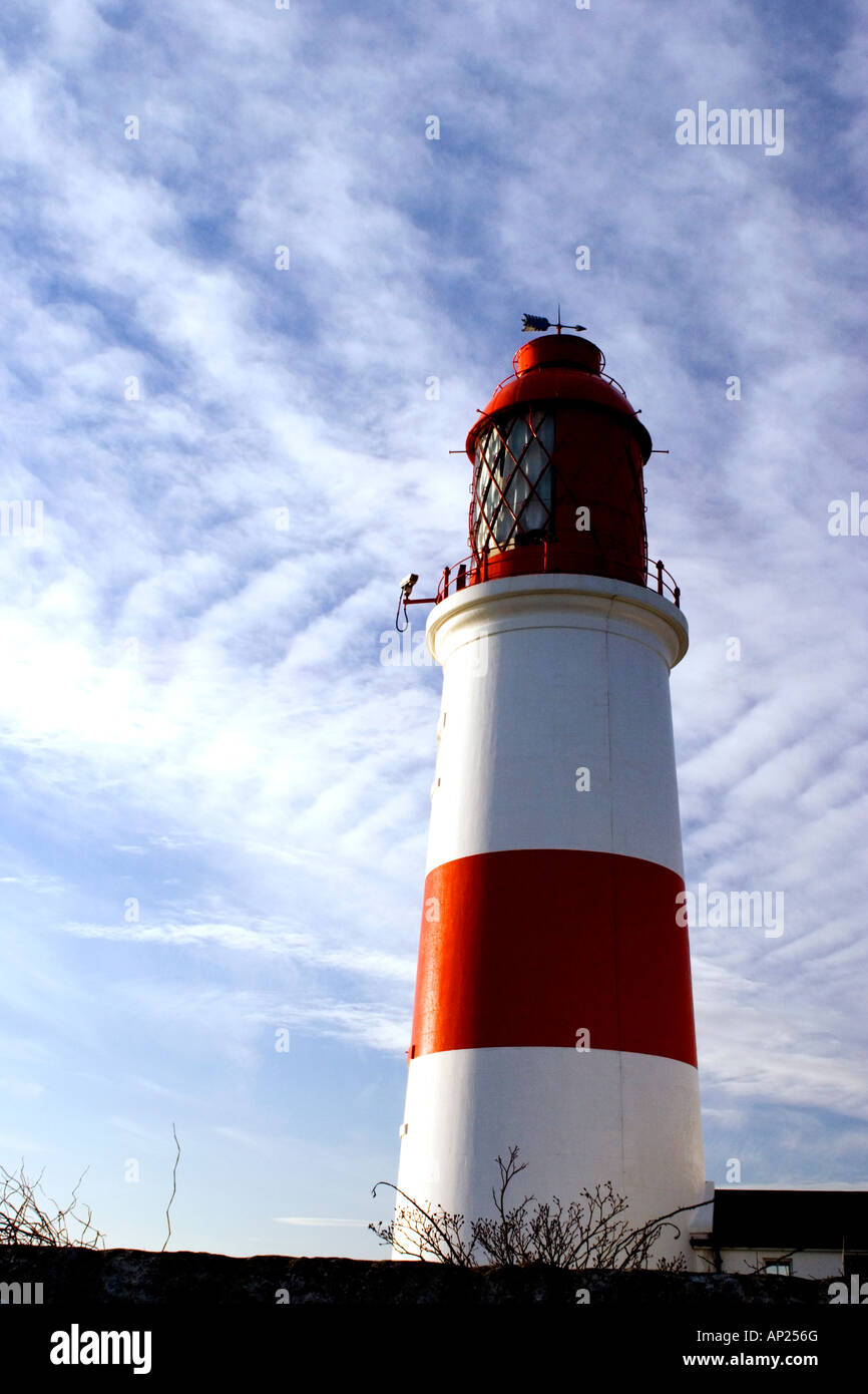 Souter Lighthouse, located near Whitburn, was opened in 1821, and is ...