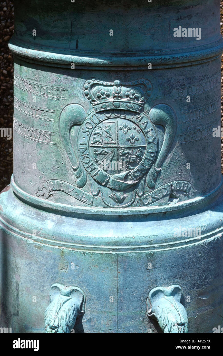 The Barrel of a Captured British Mortar Gun Taken at the Battle of ...