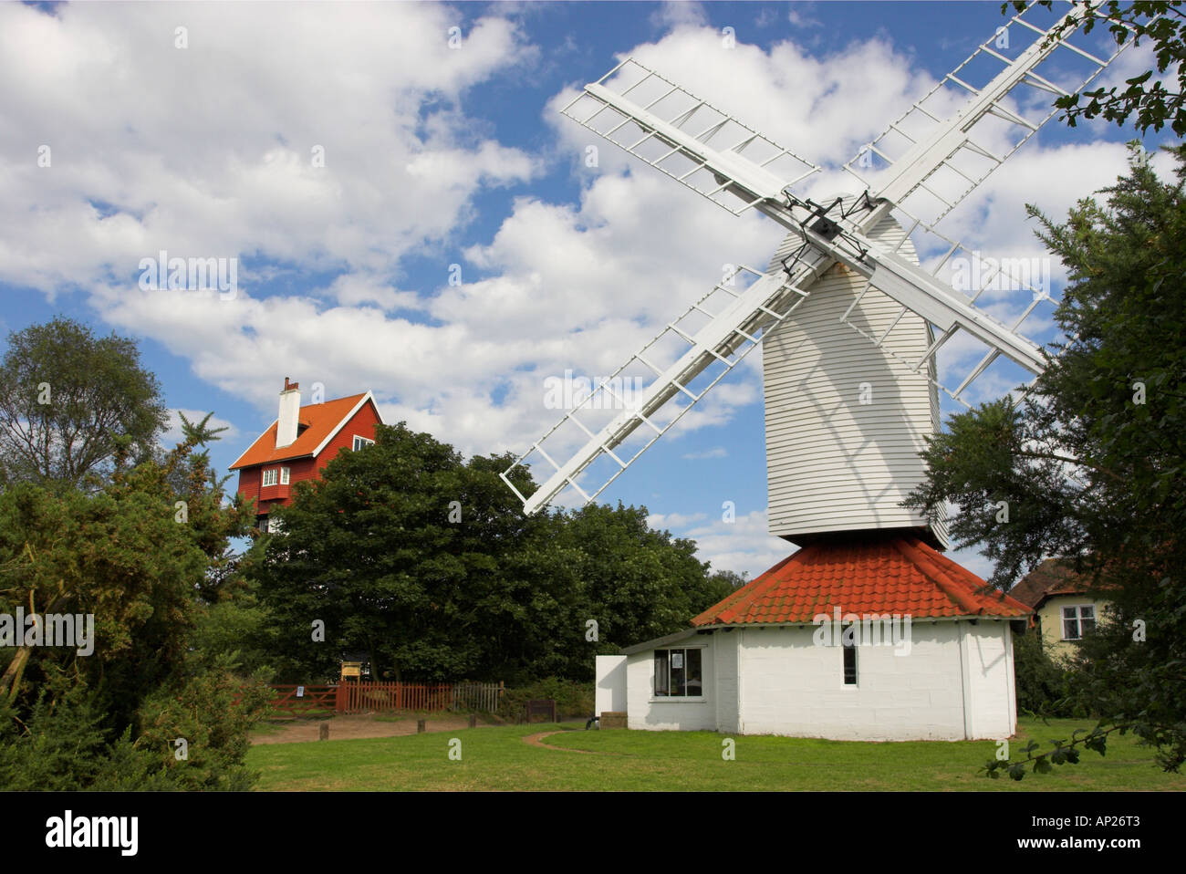 House in clouds windmill thorpeness hi-res stock photography and images ...